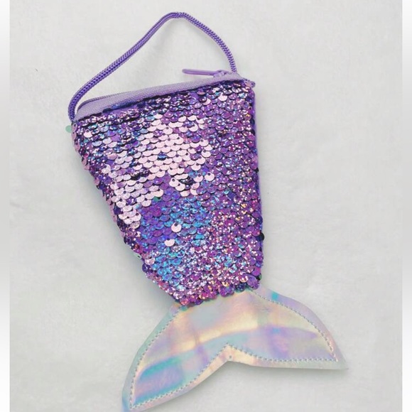 Accessories | Glitter Sequin Mermaid Tail Wallet Crossbody | Poshmark